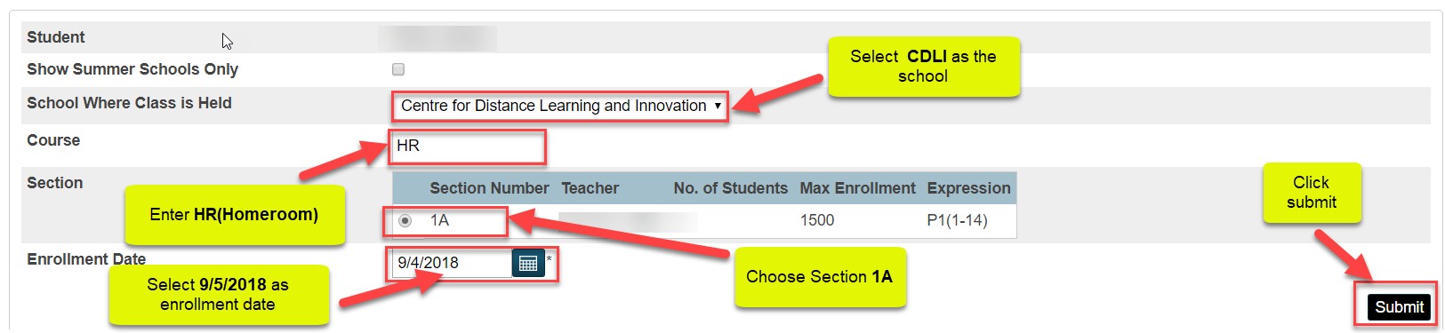 CDLI - 12. ENROLLING NEW STUDENTS INTO POWERSCHOOL CDLI COURSES